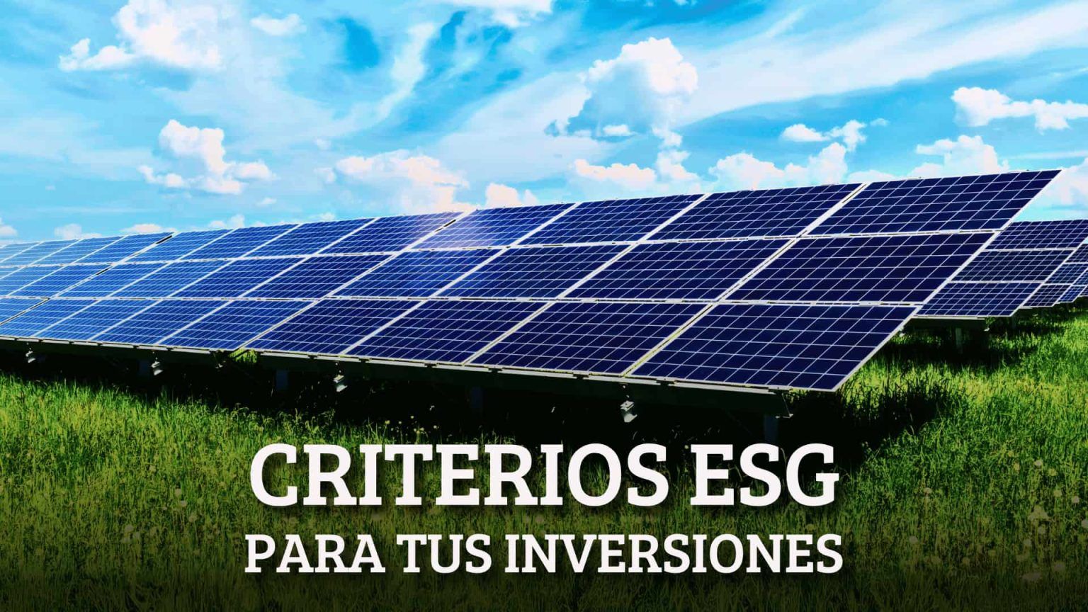 Invertir con Criterios ESG Inversión Responsable | ECDI